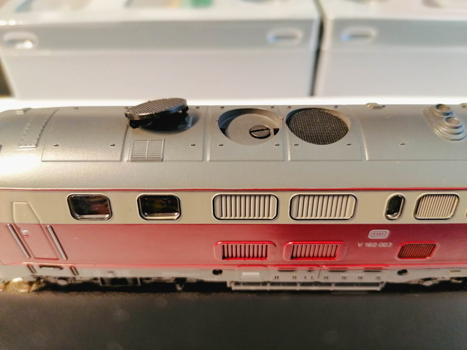 Umbau Märklin 2864 V160 003 – Olivers Modellbahn